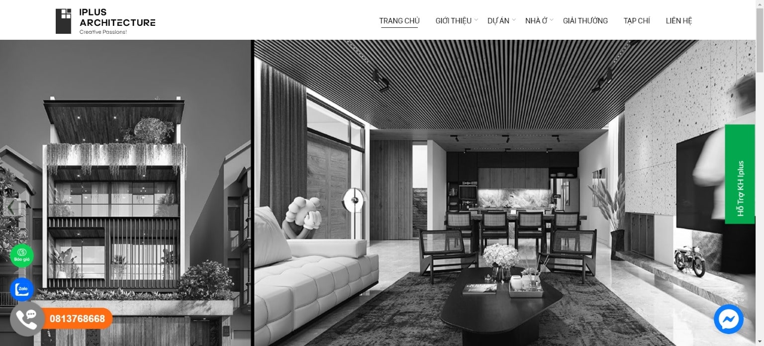 Iplus Architecture - Thiết kế & thi công kiến trúc - Brontobyte.vn